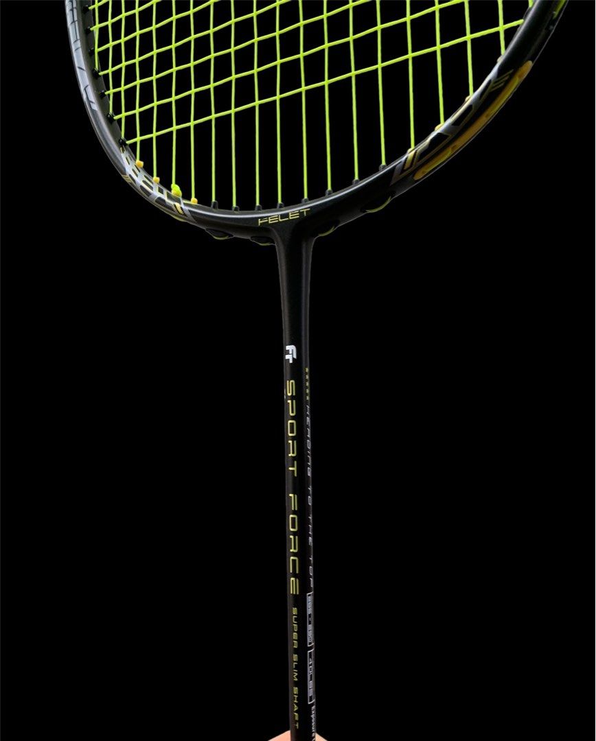 Felet Sport Force Yellow Black Model Edition (With Grip and String ...