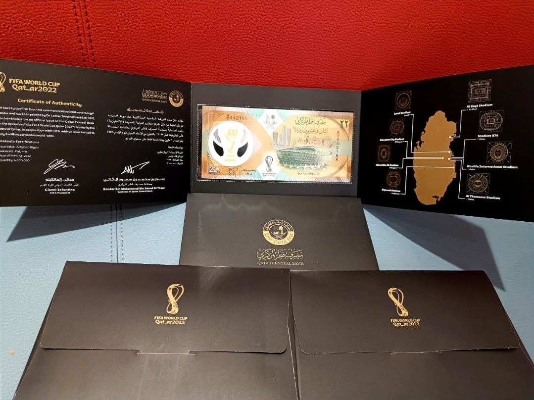 FIFA WORLD CUP QATAR 2022 LIMITED EDITION CURRENCY, Hobbies & Toys ...