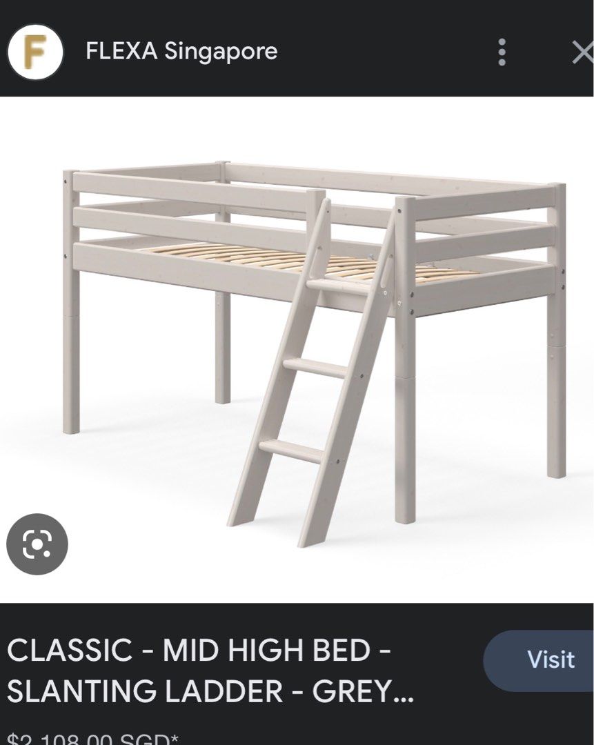 Flexa Slanting Ladder, Babies & Kids, Baby Nursery & Kids Furniture ...