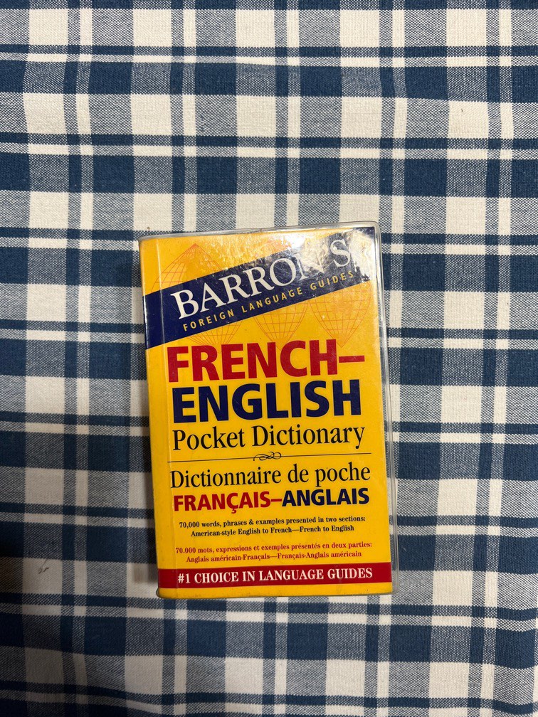 French-English Dictionary, Hobbies & Toys, Books & Magazines, Textbooks ...