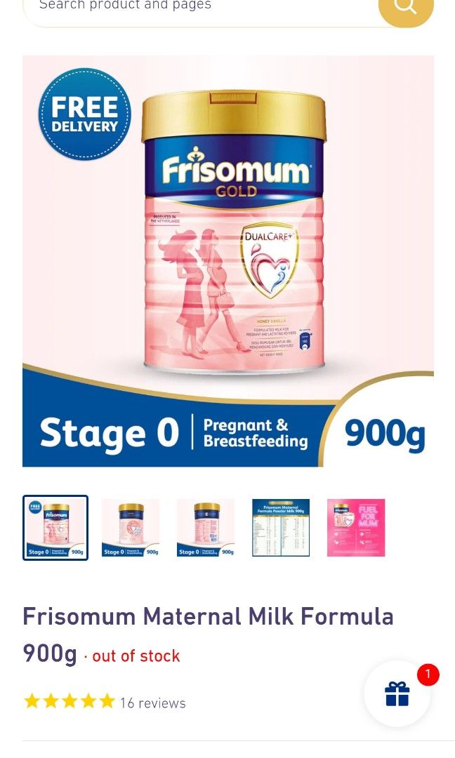 FRISOMUM BRAND NEW MILK, Babies & Kids, Maternity Care on Carousell