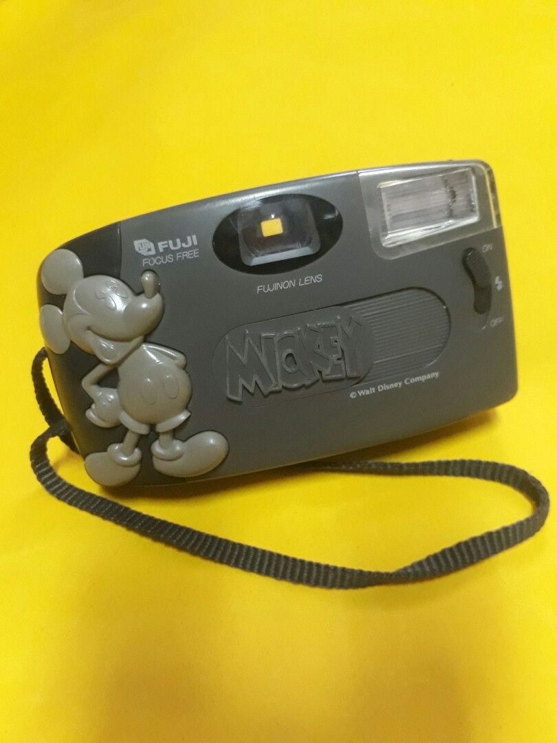 Fuji Focus Free Mickey Mouse Film Camera, Photography, Cameras on Carousell