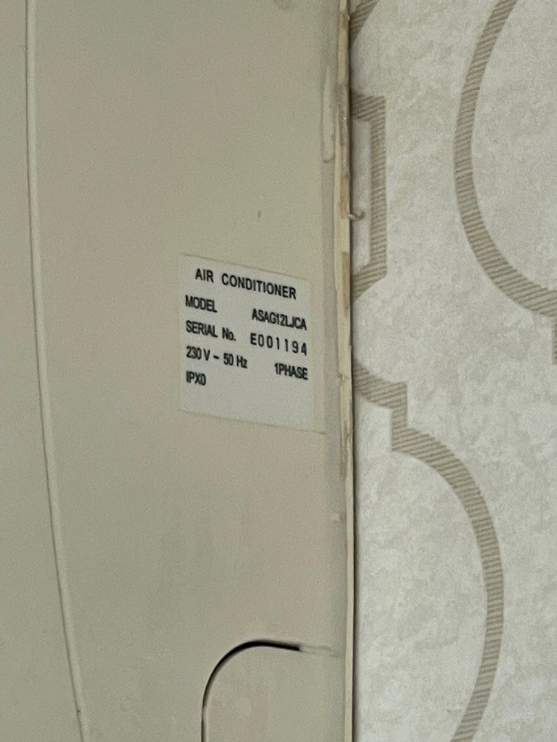 Fujitsu aircon fan unit 12k btu, TV & Home Appliances, Air Conditioners ...