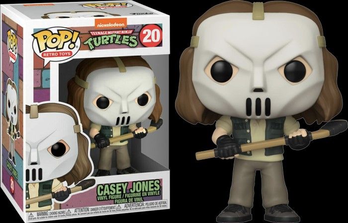 Funko Pop! Retro Toys: Teenage Mutant Ninja Turtles (1990) - Casey ...