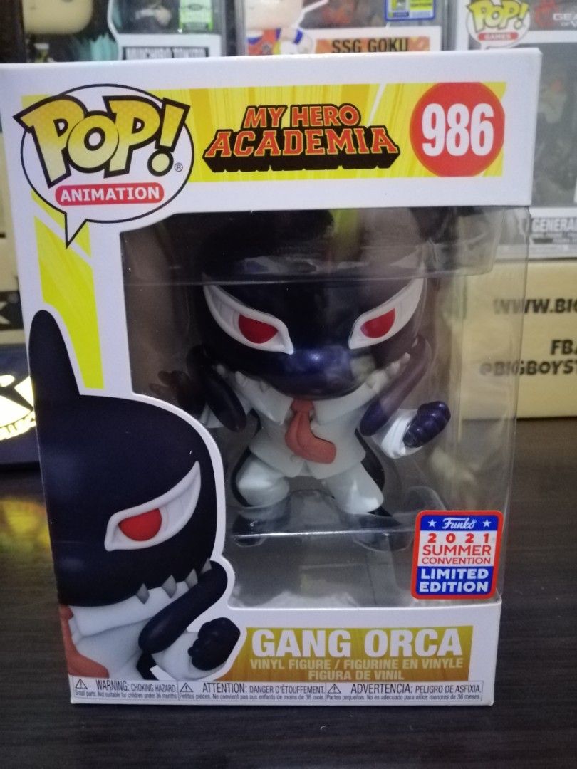 Gang Orca with free Tamaki MHA funko pop, Hobbies & Toys, Toys & Games ...