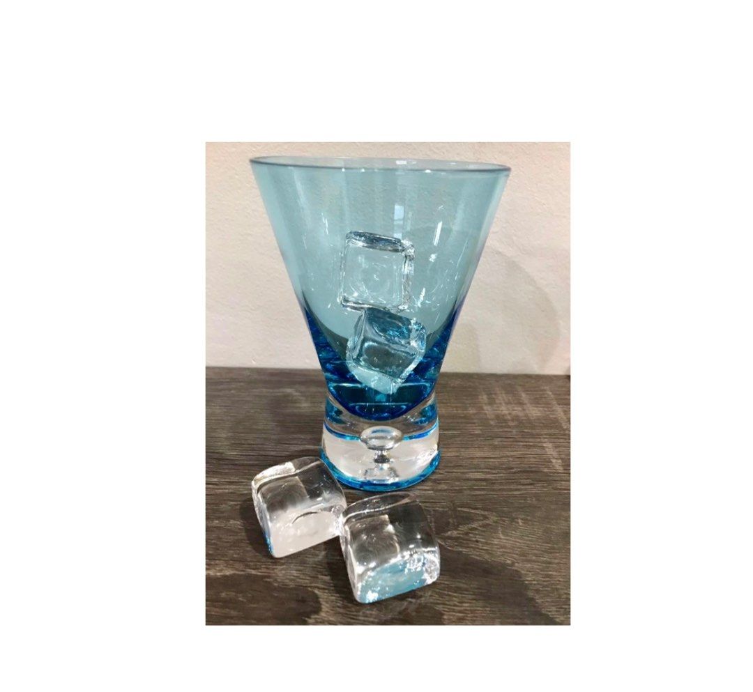 Glass ice with glass ice cubes, Furniture & Home Living, Kitchenware ...