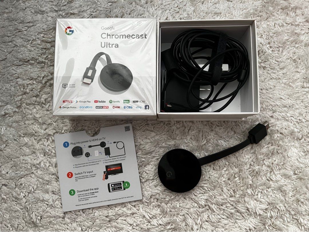 Google Chromecast ultra 4k, TV & Home Appliances, TV & Entertainment ...