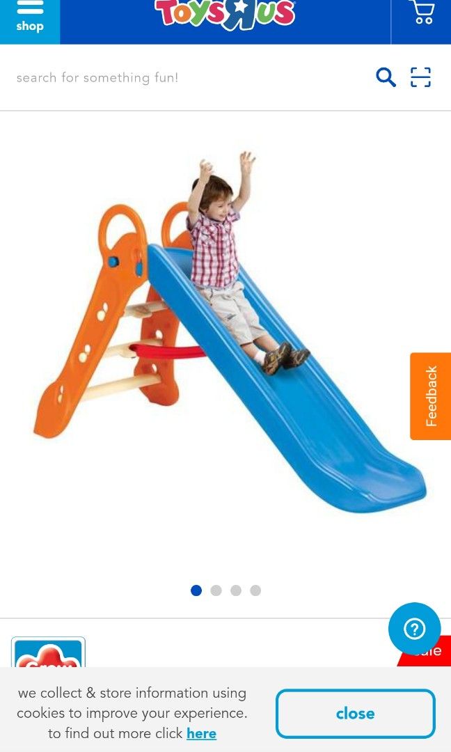 Grow'n Up Qwikfold Maxi-Slide (foldable), Babies & Kids, Baby Nursery ...