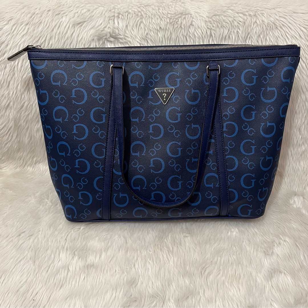 Authentic Guess Large Tote Bag, Women's Fashion, Bags & Wallets, Tote ...