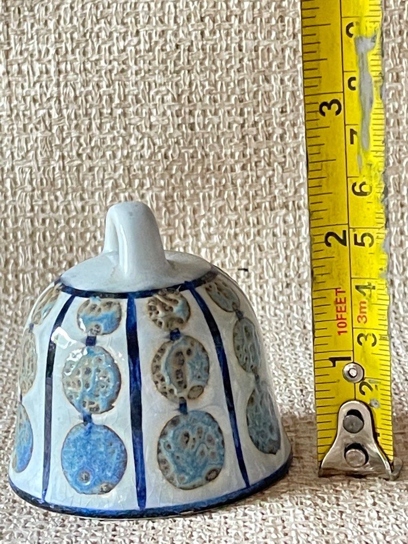 Blue Bell Made in Denmark Fine Bone China Bell, Furniture & Home Living ...
