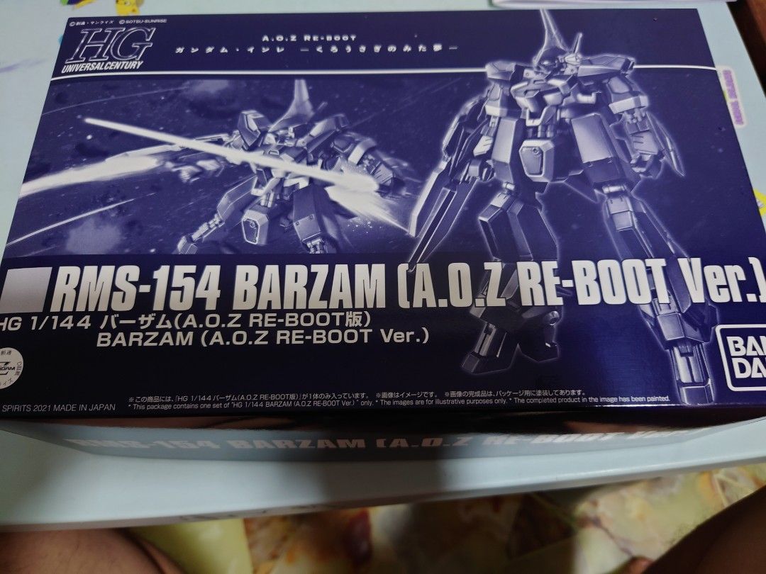 HGUC BARZAM A.O.Z, Hobbies & Toys, Toys & Games on Carousell