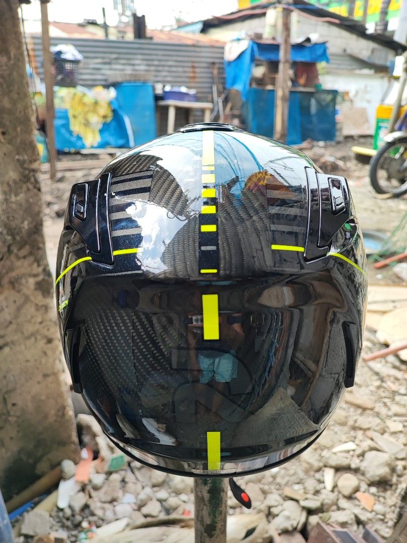 HJC RPHA 70 CARBON BLEER XL, Motorbikes, Motorbike Parts & Accessories ...