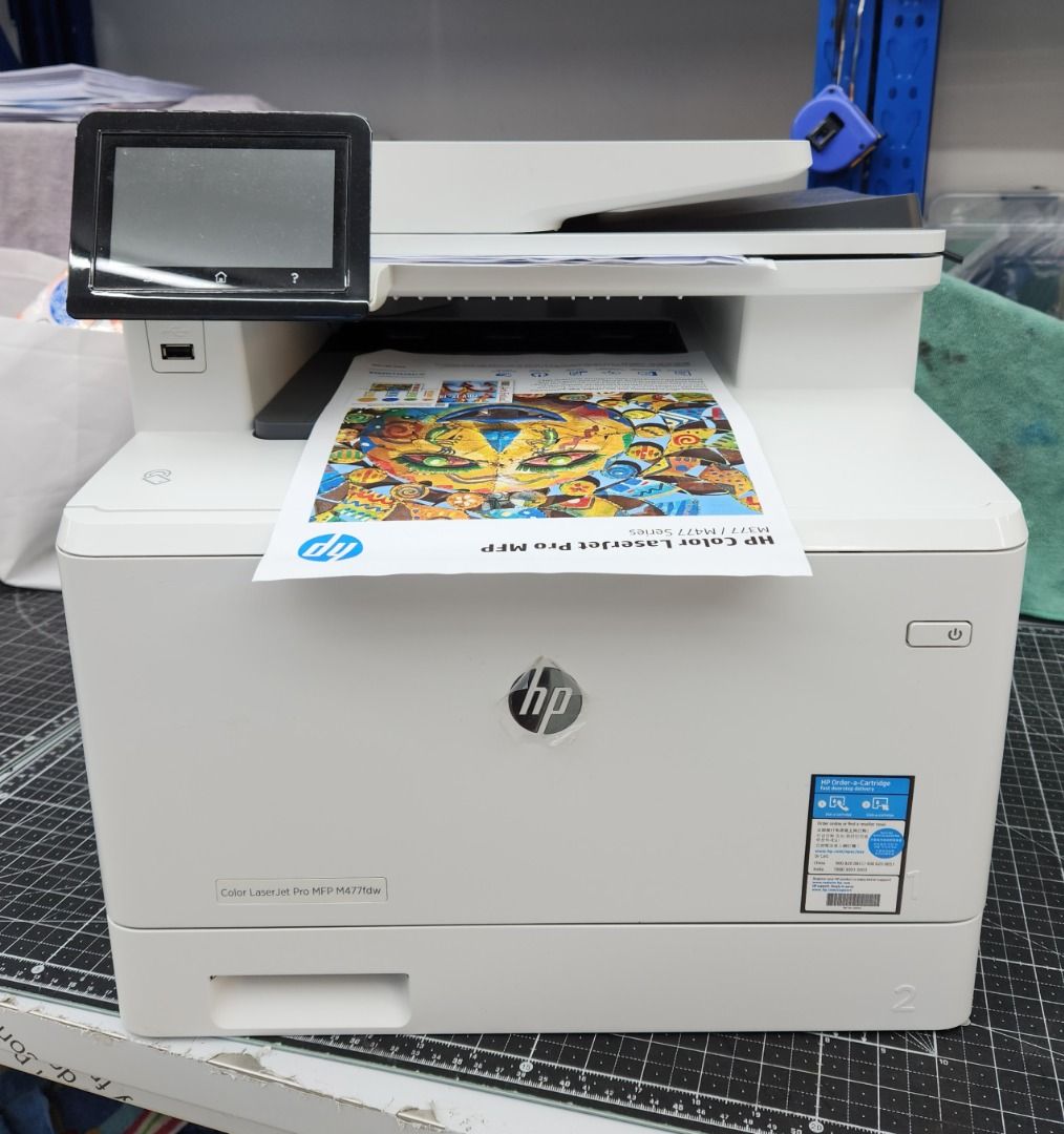 HP M477FDW MULTI LASER PRINTER, Computers & Tech, Printers, Scanners ...