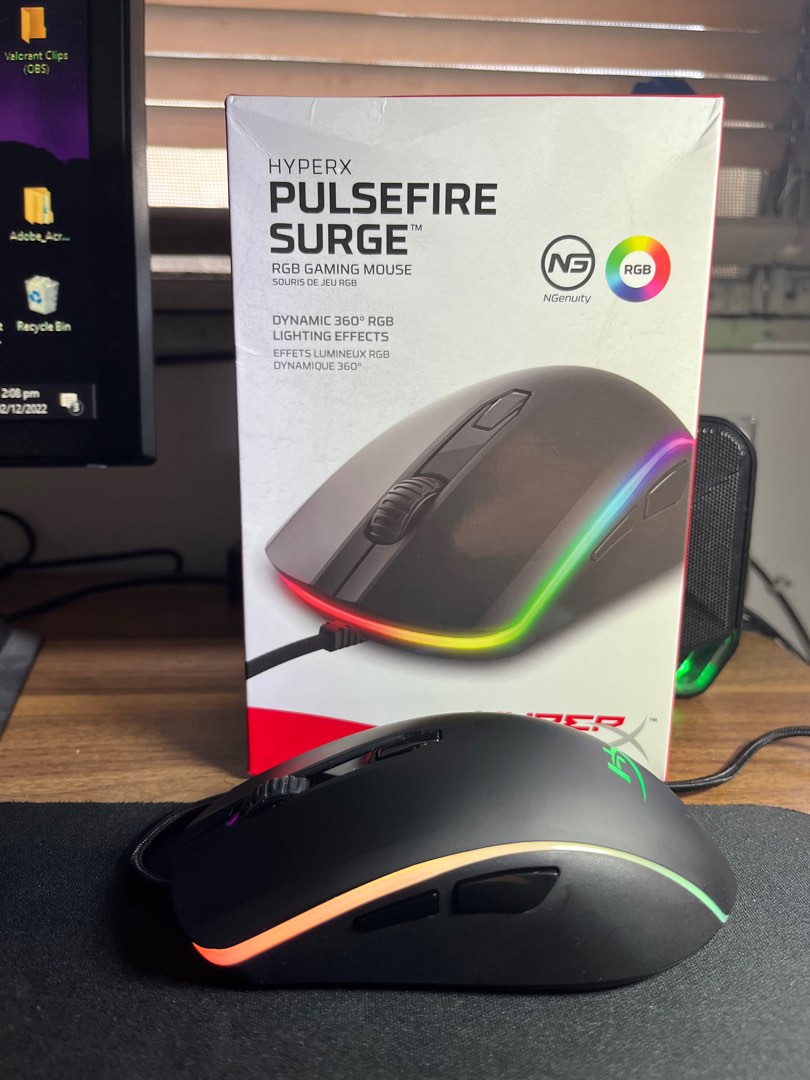 HyperX Pulsefire Surge, Computers & Tech, Parts & Accessories, Mouse ...