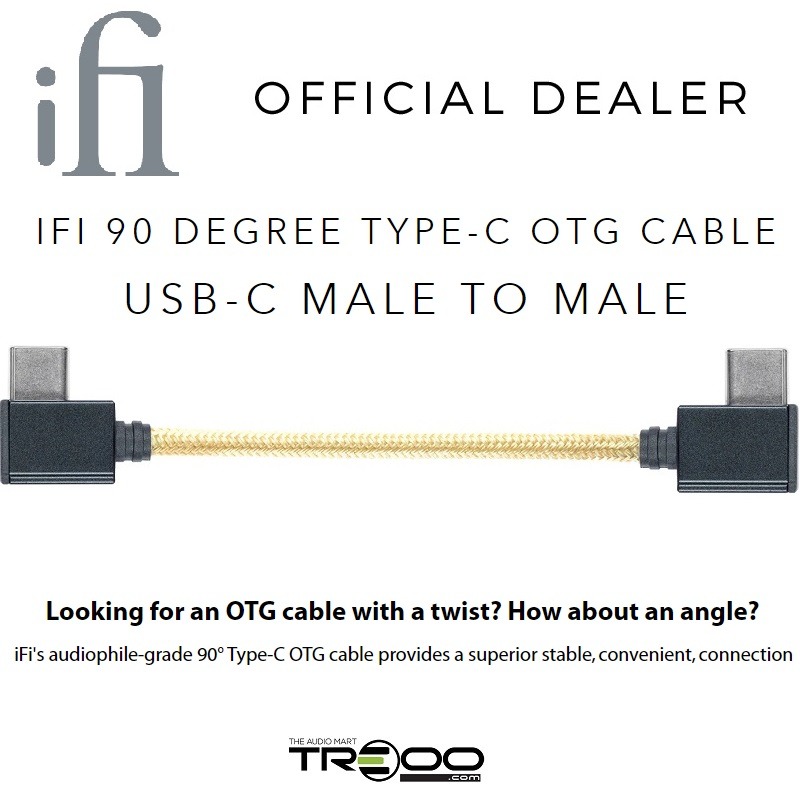 [Official] iFi 90 degree USB Type-C to Type-C OTG Interconnect Cable ...