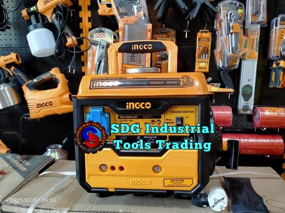 INGCO 900w / 1kva Portable Gasoline Generator GE10002-5P, Commercial ...