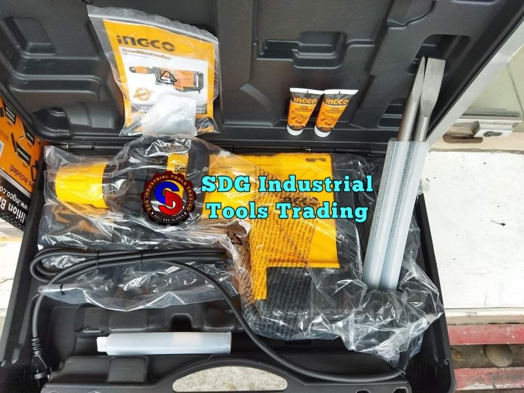 INGCO Industrial PDB15006 1500w Demolition Breaker / Jack Hammer with ...