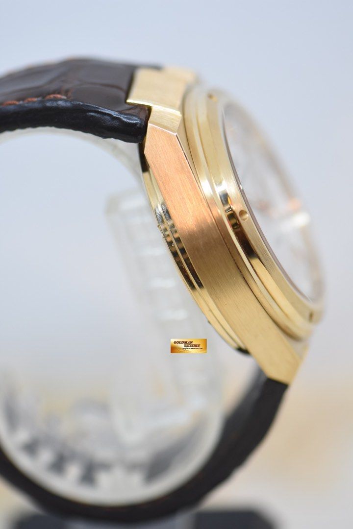 IWC INGENIEUR 7 DAYS POWER RESERVE 45.5mm ROSE GOLD IN LEATHER STRAP ...