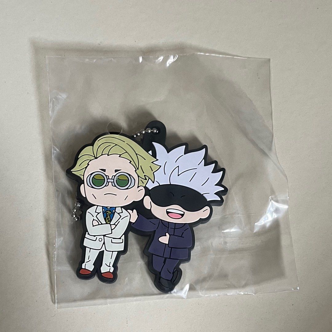 Jujutsu Kaisen Rubber Ballchain Keychain - Gojo and Nanami, Hobbies ...