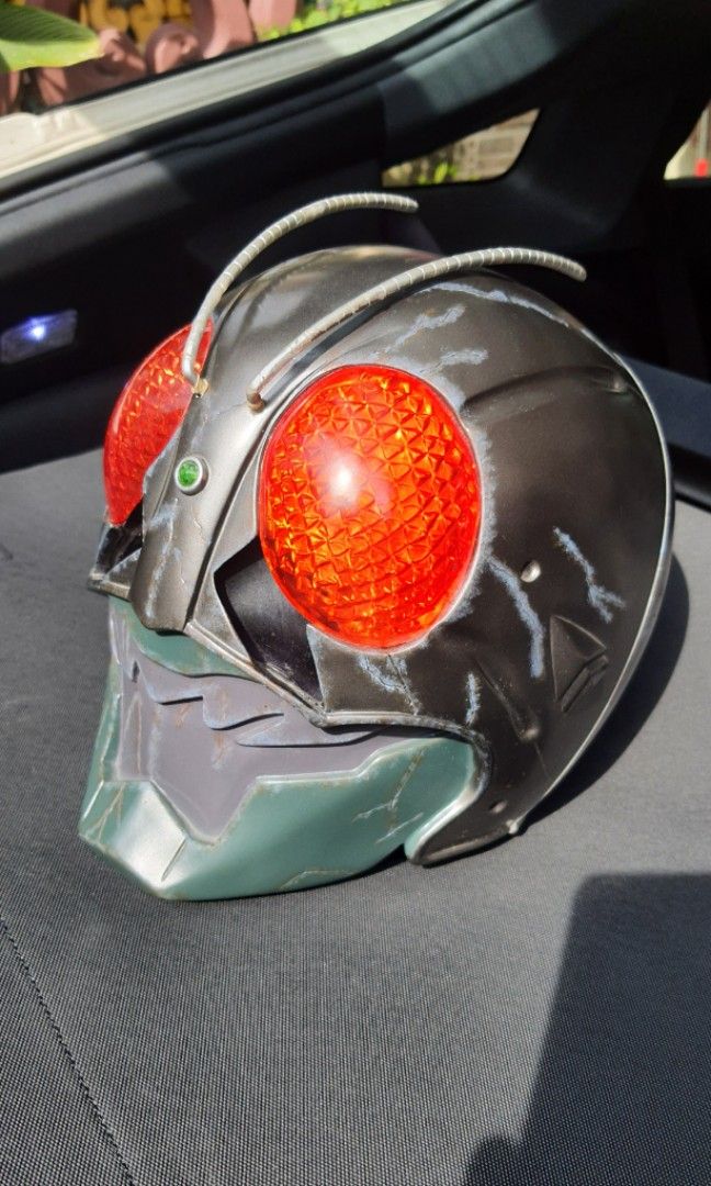 Kamen Rider the first battle damage 1:1 helmet cosplay/display, Hobbies ...