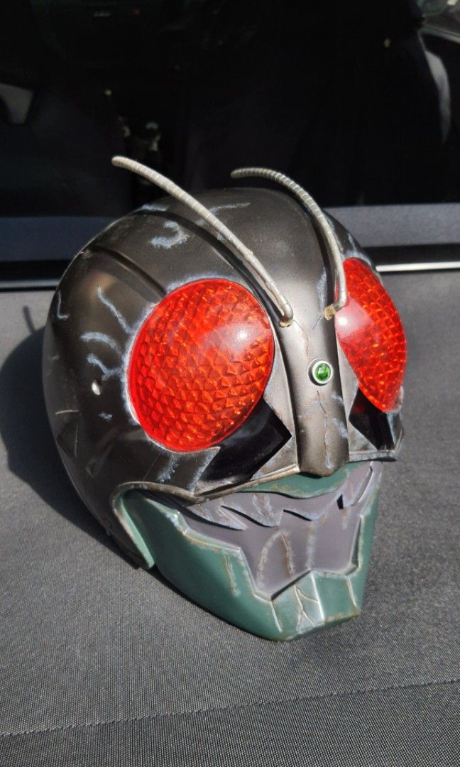 Kamen Rider the first battle damage 1:1 helmet cosplay/display, Hobbies ...