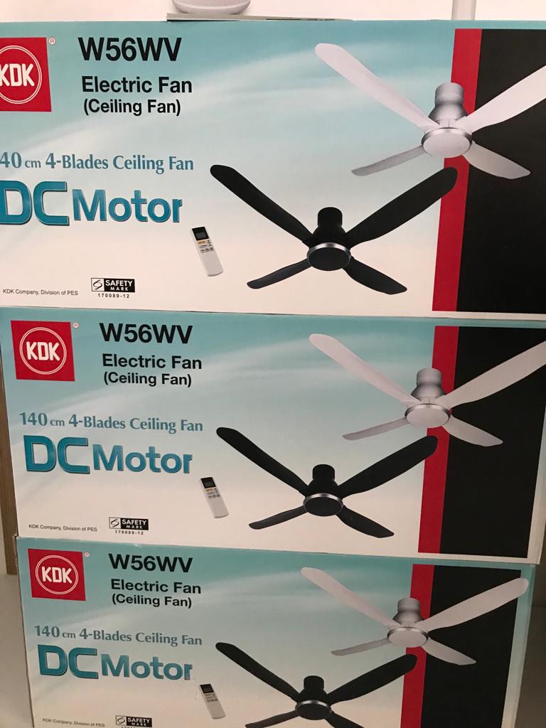 KDK Ceiling Fan (just over 1 year), Furniture & Home Living, Lighting ...