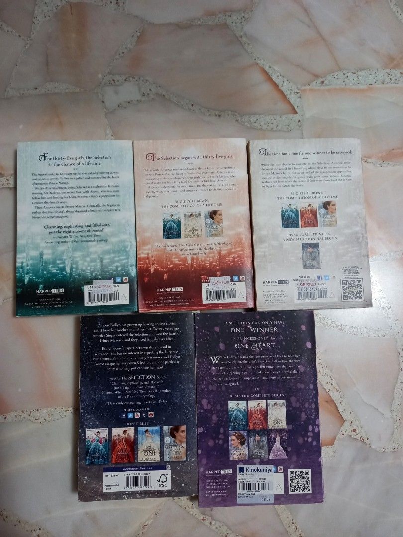 Kiera Cass Selection Series, Hobbies & Toys, Books & Magazines, Fiction ...