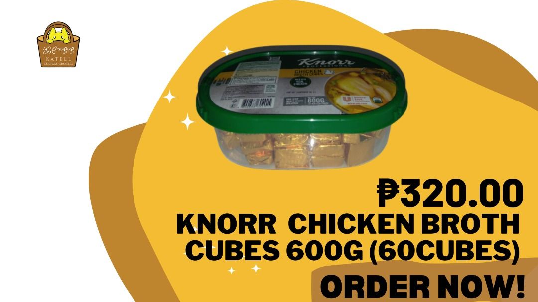 Knorr Chicken Broth Cubes 600g (60cubes), Food & Drinks, Spice ...