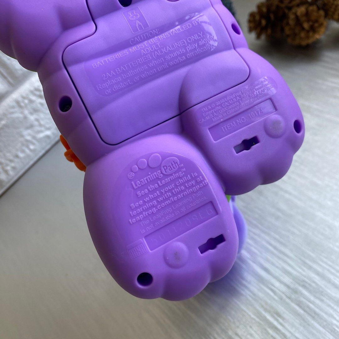 Leapfrog : Lettersaurus Purple Musical Alphabet Dinosaur, Hobbies ...
