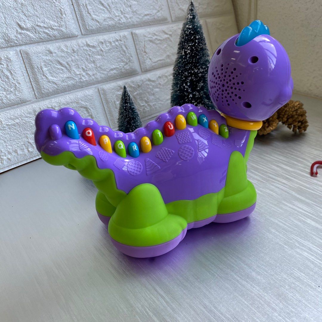 Leapfrog : Lettersaurus Purple Musical Alphabet Dinosaur, Hobbies ...