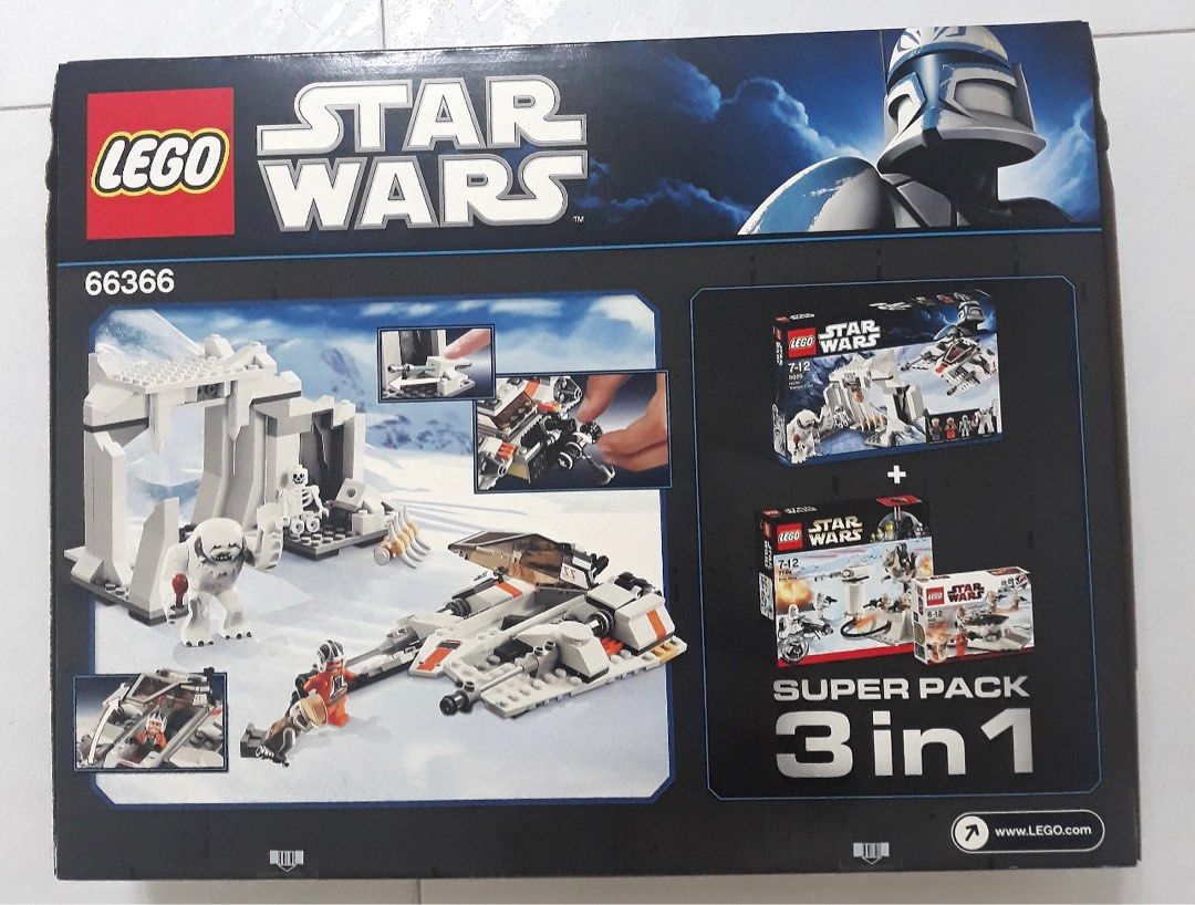 Lego 66366 Super Pack 3 in 1 Battle of Hoth Set UCS, Hobbies & Toys ...