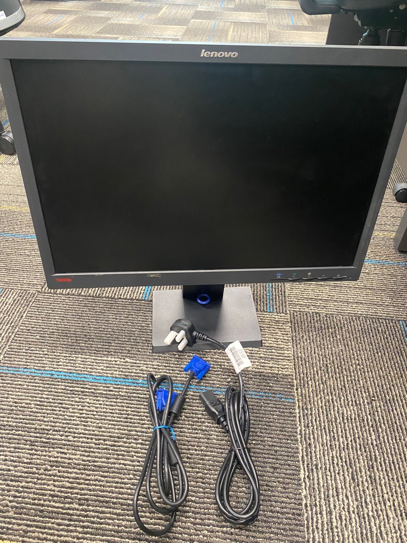 Lenovo ThinkVision Monitor 24inch, Computers & Tech, Parts ...