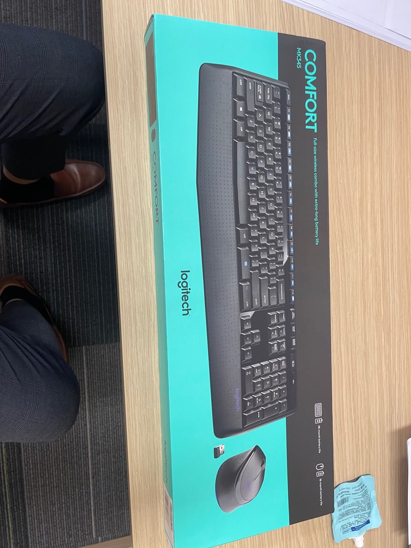 Logitech - comfort mk345 wireless keyboard + mouse combo, Computers ...