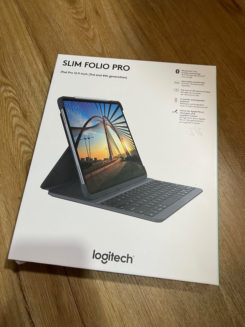 Logitech Slim Folio Pro, Computers & Tech, Parts & Accessories ...