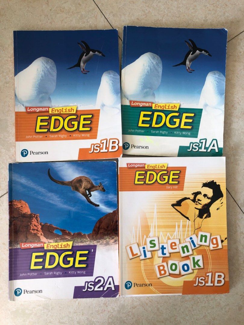Longman English edge JS1A,1B, 2A, 興趣及遊戲, 書本 & 文具, 教科書 - Carousell