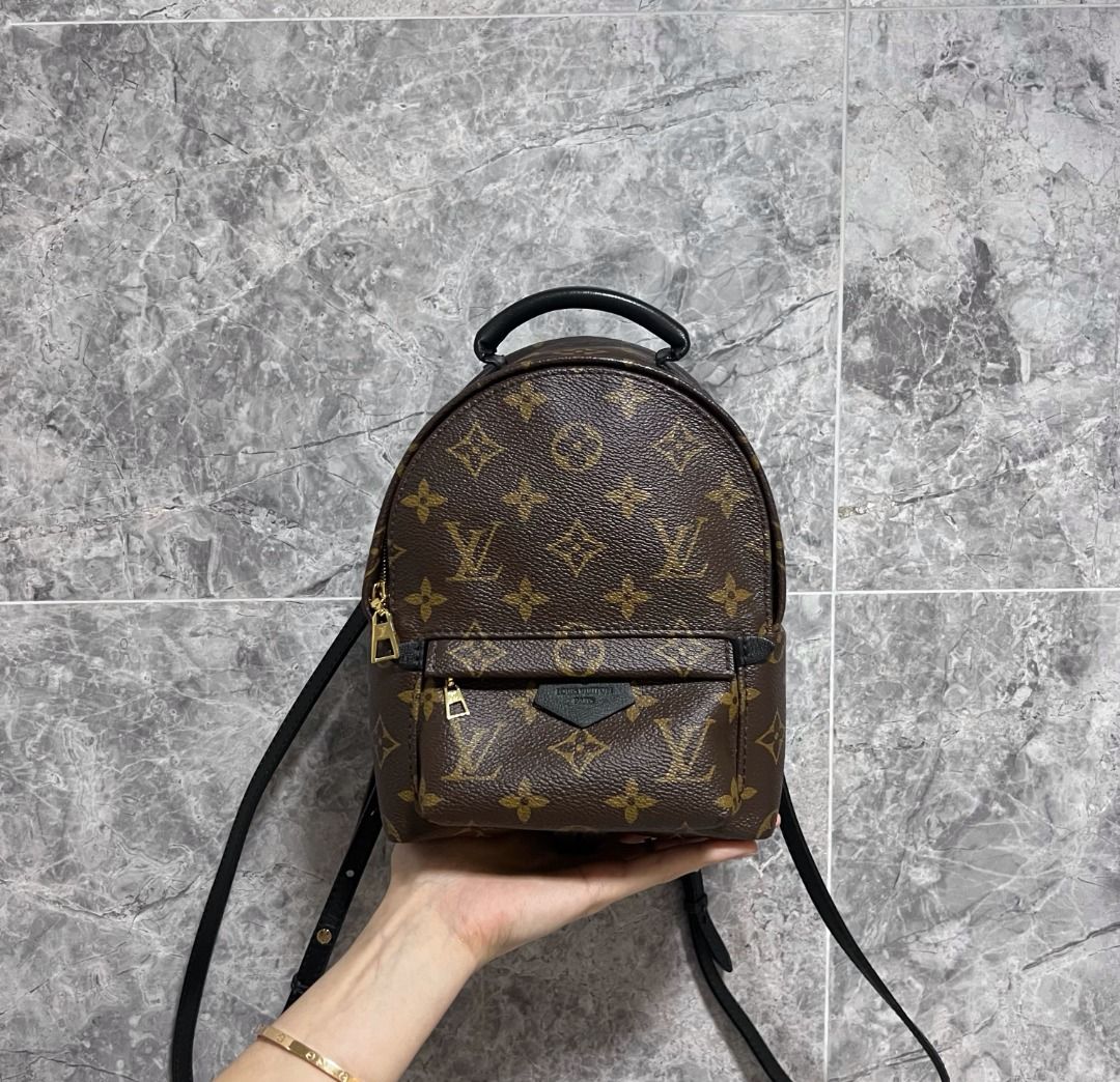 LV Palm Spring Mini Monogram, Luxury, Bags & Wallets on Carousell