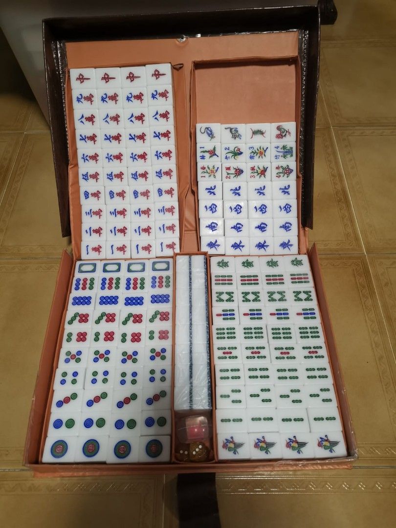 A1 Mahjong Tiles Full Set with fei and joker NO NEGO, Hobbies & Toys ...