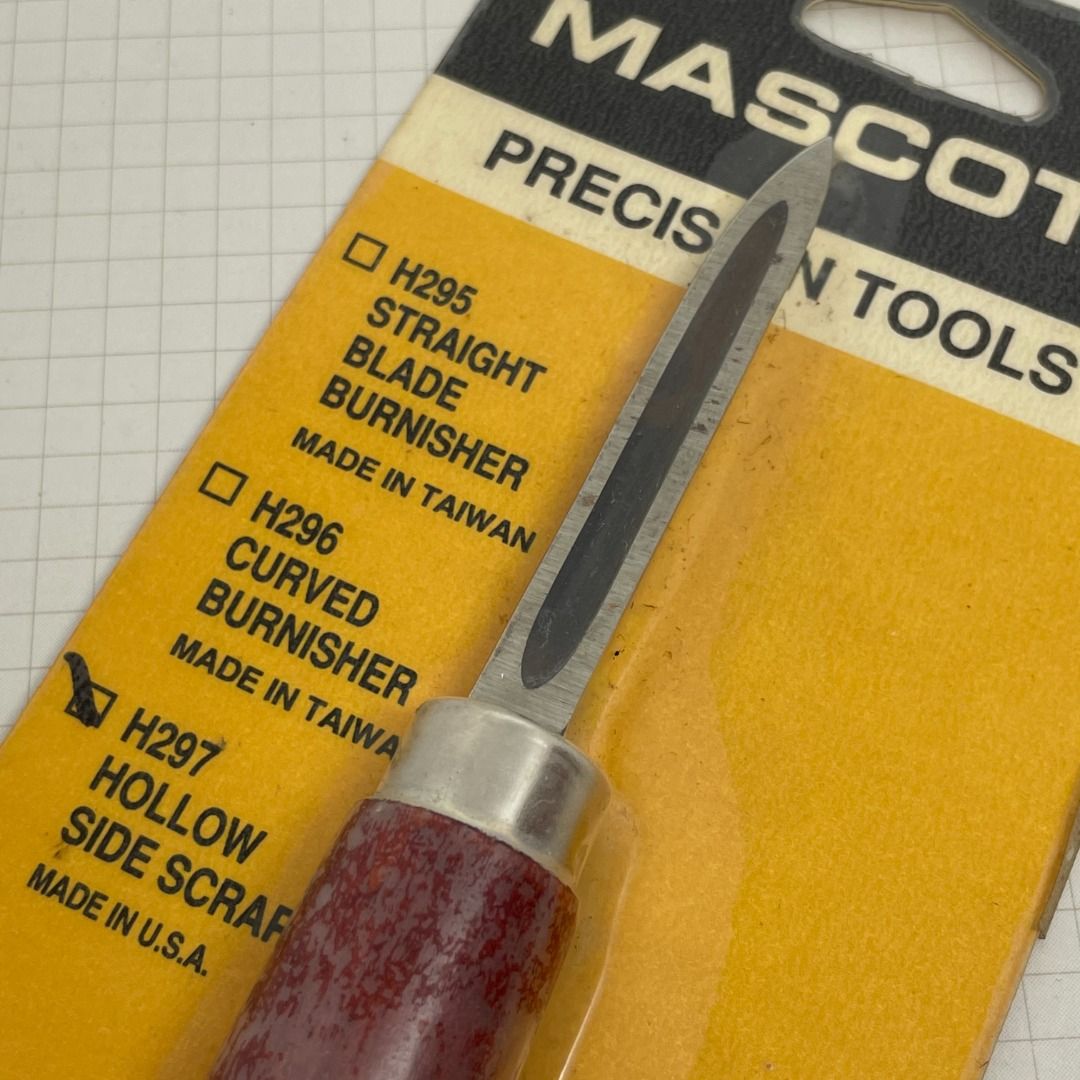 Mascot Precision Tools Hollow Side Scraper Triangle Scraper, Hobbies ...