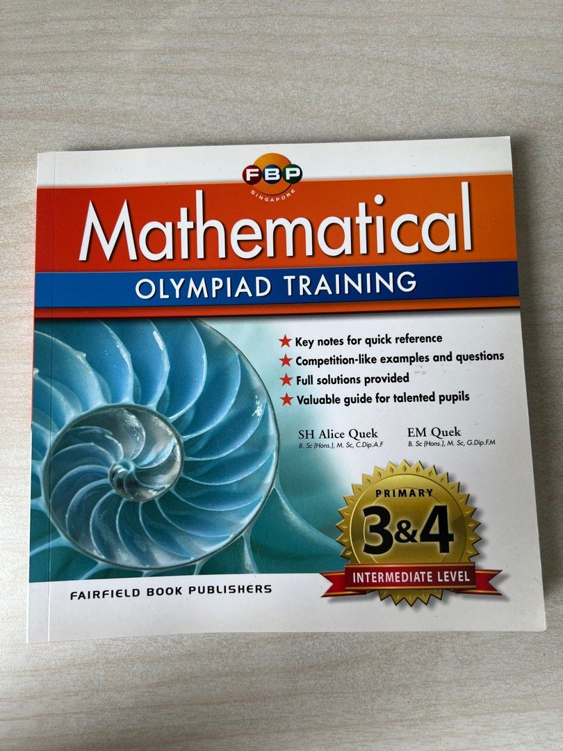 Maths Olympiad Training Materials for Primary School Students, Hobbies ...