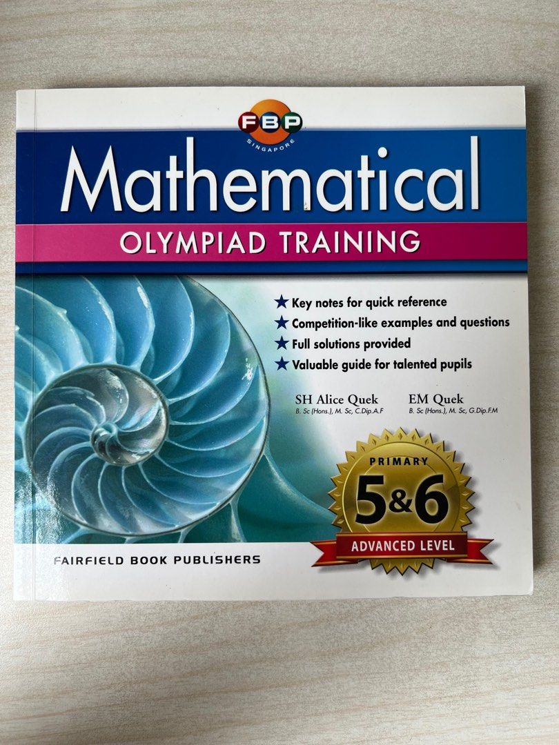 Maths Olympiad Training Materials for Primary School Students, Hobbies ...