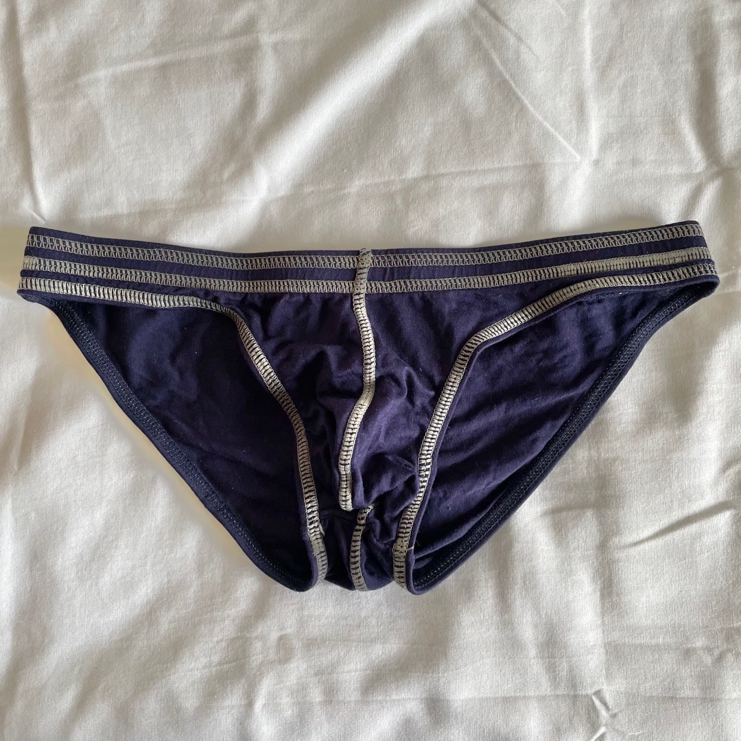 Men Underwear Low rise navy Brief, Men's Fashion, Bottoms, New ...