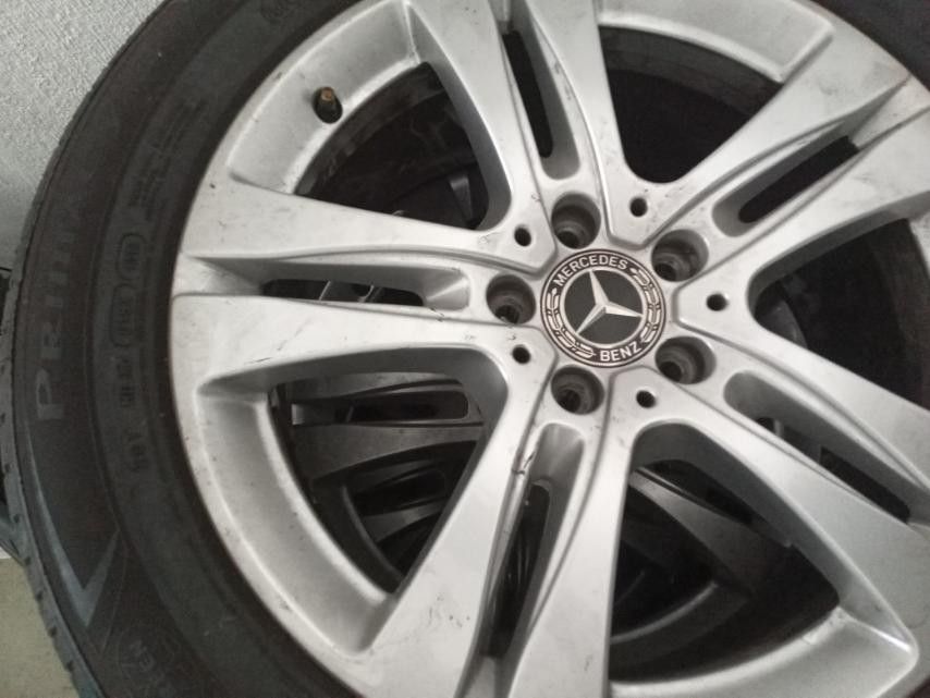 Mercedes benz stock mags with tires, Car Parts & Accessories, Mags and ...
