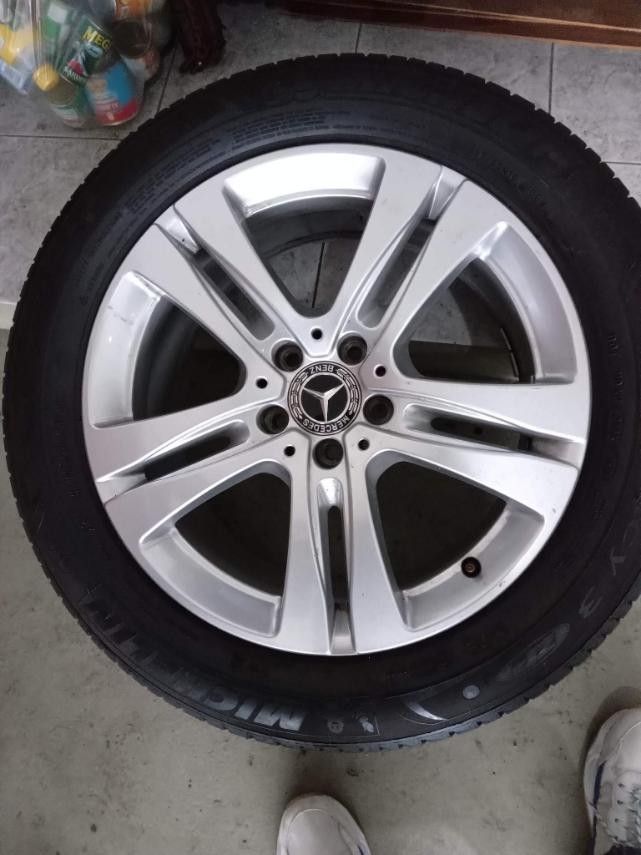 Mercedes benz stock mags with tires, Car Parts & Accessories, Mags and ...