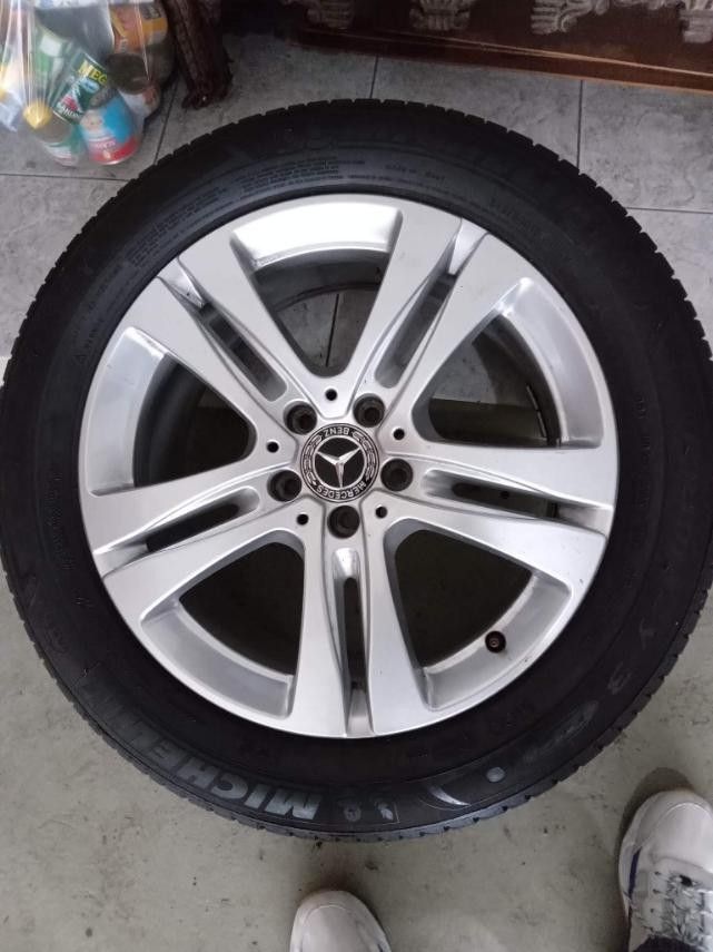 Mercedes benz stock mags with tires, Car Parts & Accessories, Mags and ...
