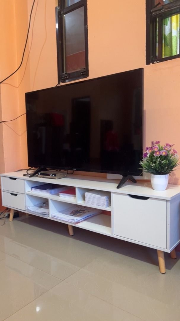 Modern TV Cabinet, TV Rack, Storage Cabinet, Drawer, Home Furniture ...