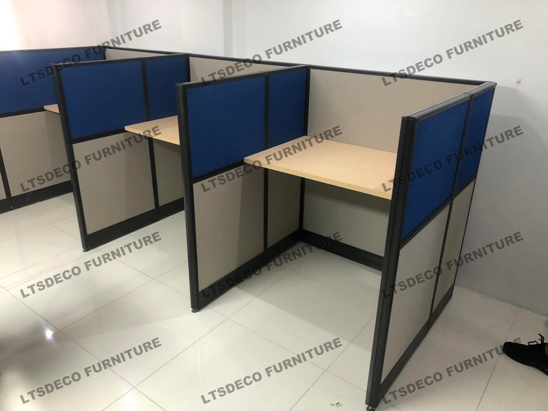 MODULAR CUBICLE TABLE OFFICE PARTITION FURNITURE, Furniture & Home ...