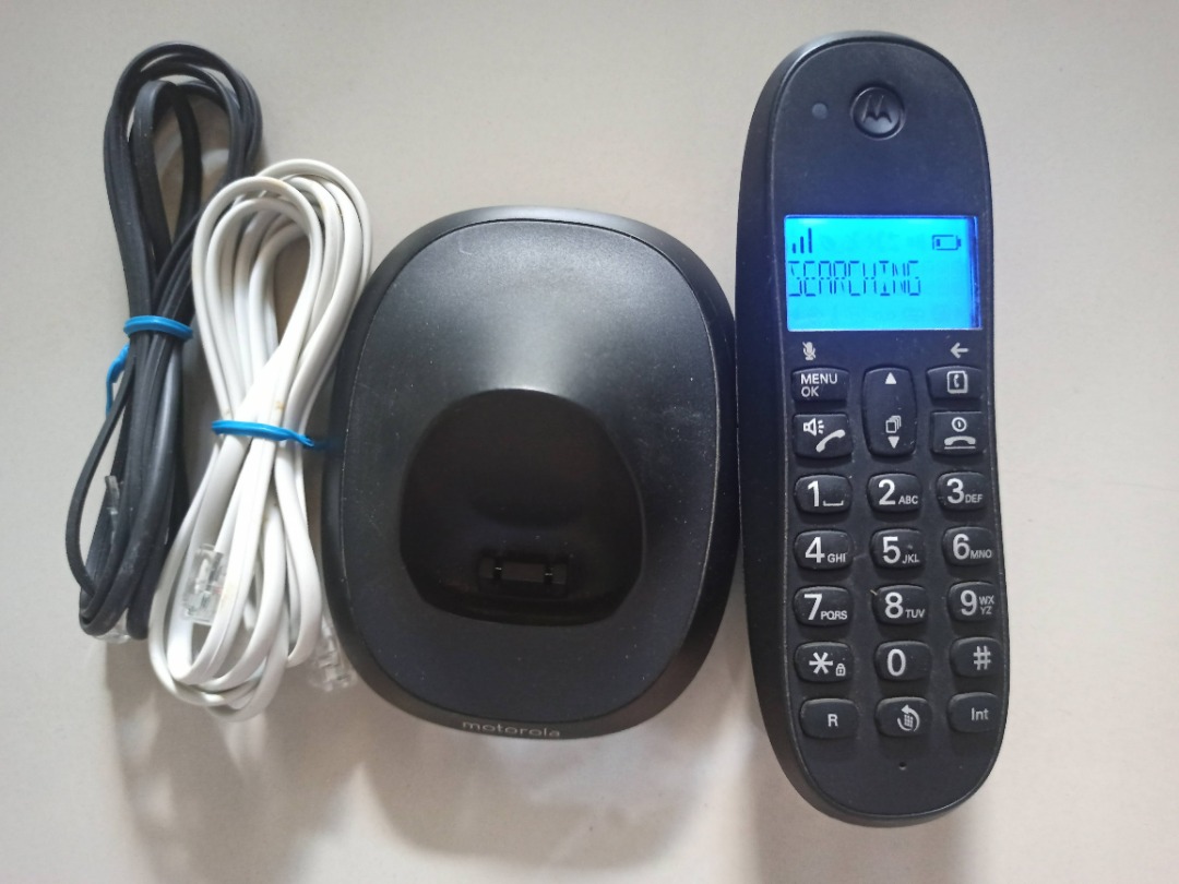 Motorola Cordless Digital Phone C1001LA Black, Mobile Phones & Gadgets ...