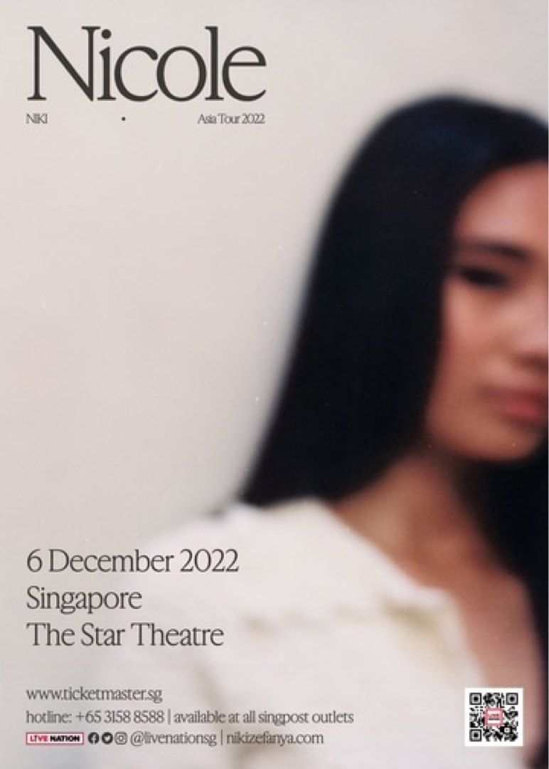 NIKI ASIA WORLD TOUR 2022 Tickets, Tickets & Vouchers, Event Tickets on ...