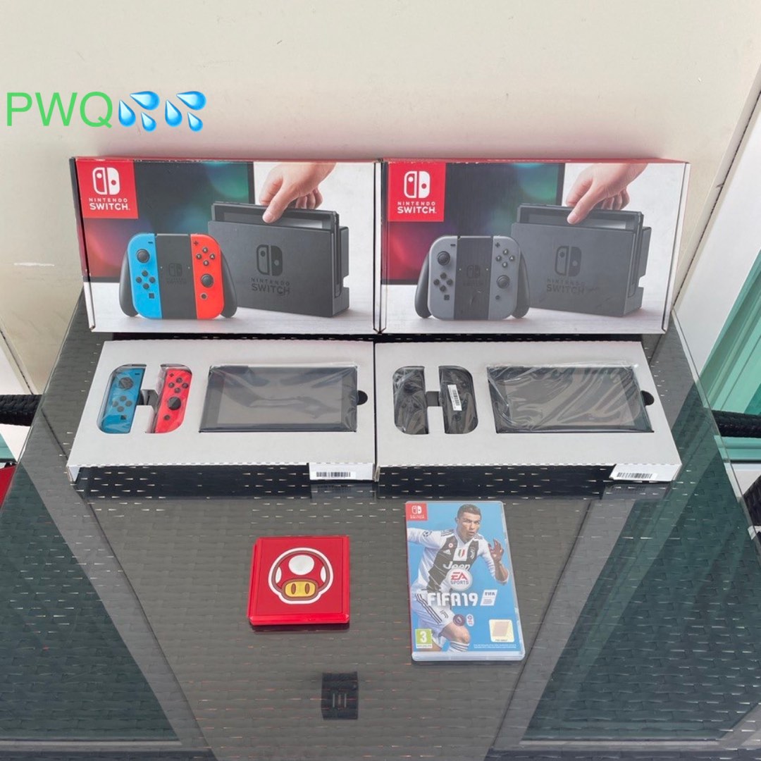 Nintendo Switch Console + free game, Video Gaming, Video Game Consoles ...