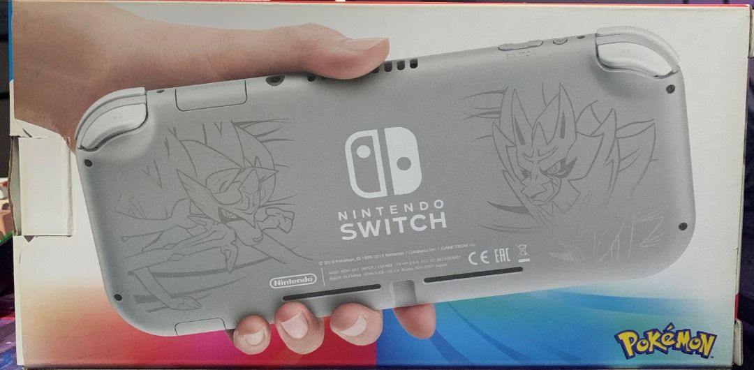 Nintendo Switch Lite (Sword & Shield Edition), Video Gaming, Video Game ...